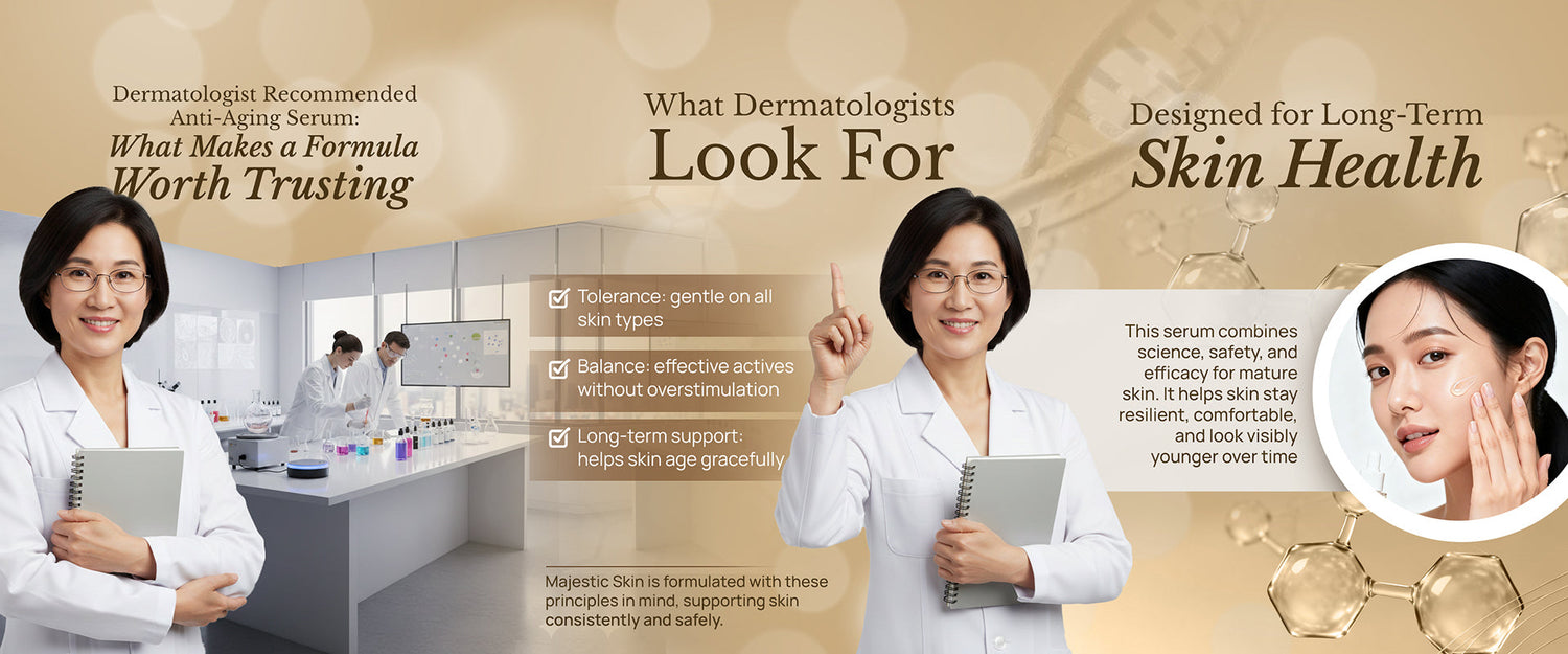 Dermatologist Recommended Anti-Aging Serum Guide | Majestic Skin ...